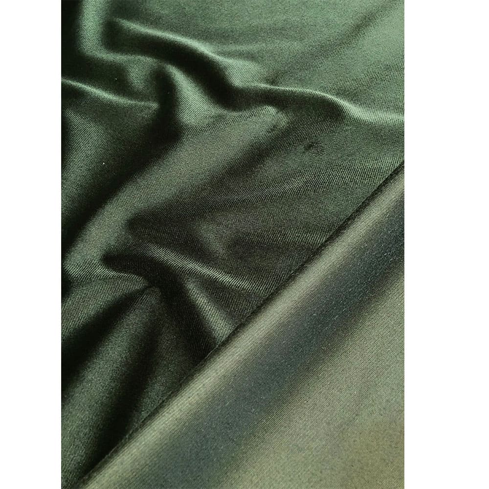 Tecido Suede Veludo Velute Verde Oliva- 1,40m de Largura - Enrolado Tecidos